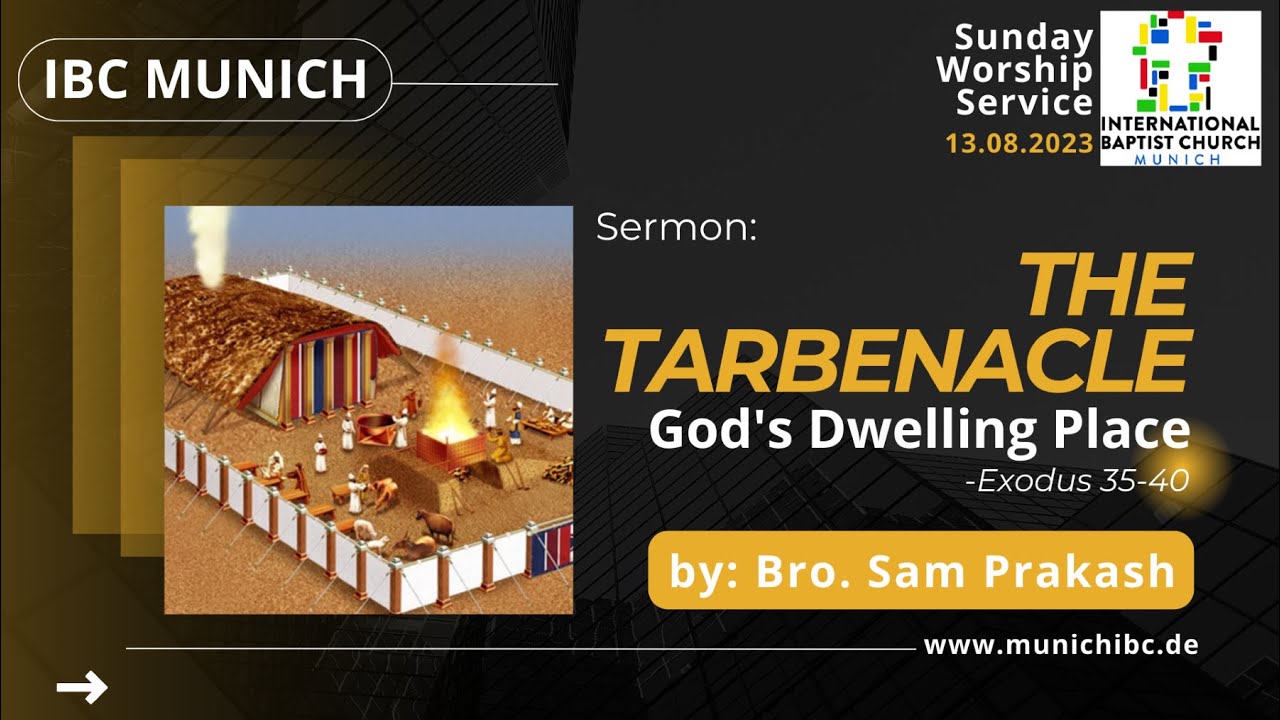 The Tabernacle (Exodus 35-40) | Samuel Prakash - YouTube