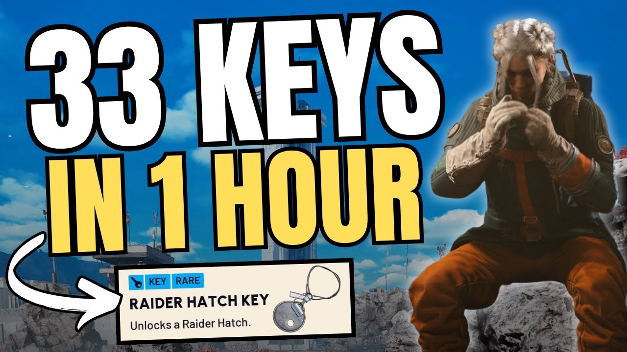 Raider Hatch Key Farm Route - Spaceport (33 per Hour) | ARC Raiders ...