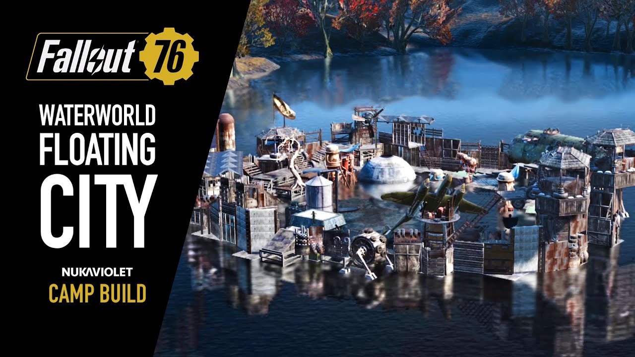 Fallout 76 Camp Build - Floating City (WaterWorld Inspired) Fallout ...