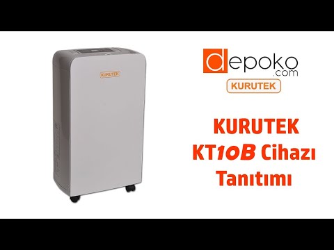 Nem Alma ve Hava Temizleme Cihazı Ev Tipi Kurutek KT10B Cihazı Tanıtımı