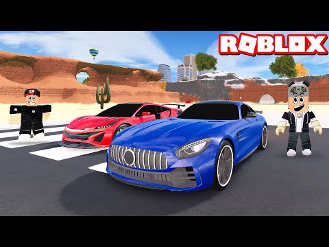 We Chose New Cars and Raced Each Other!! - Roblox Vehicle Legends with Panda