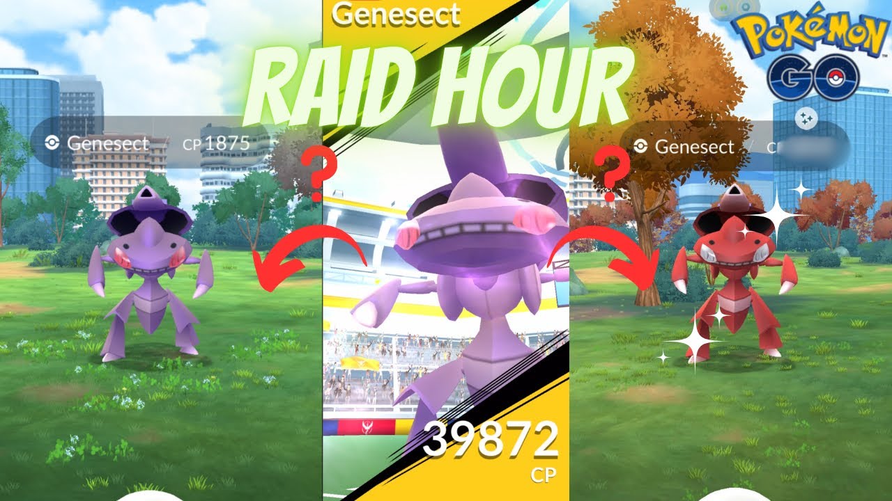Did We Get SHINY GENESECT ? | Pokemon Go Genesect Raid Hour - YouTube