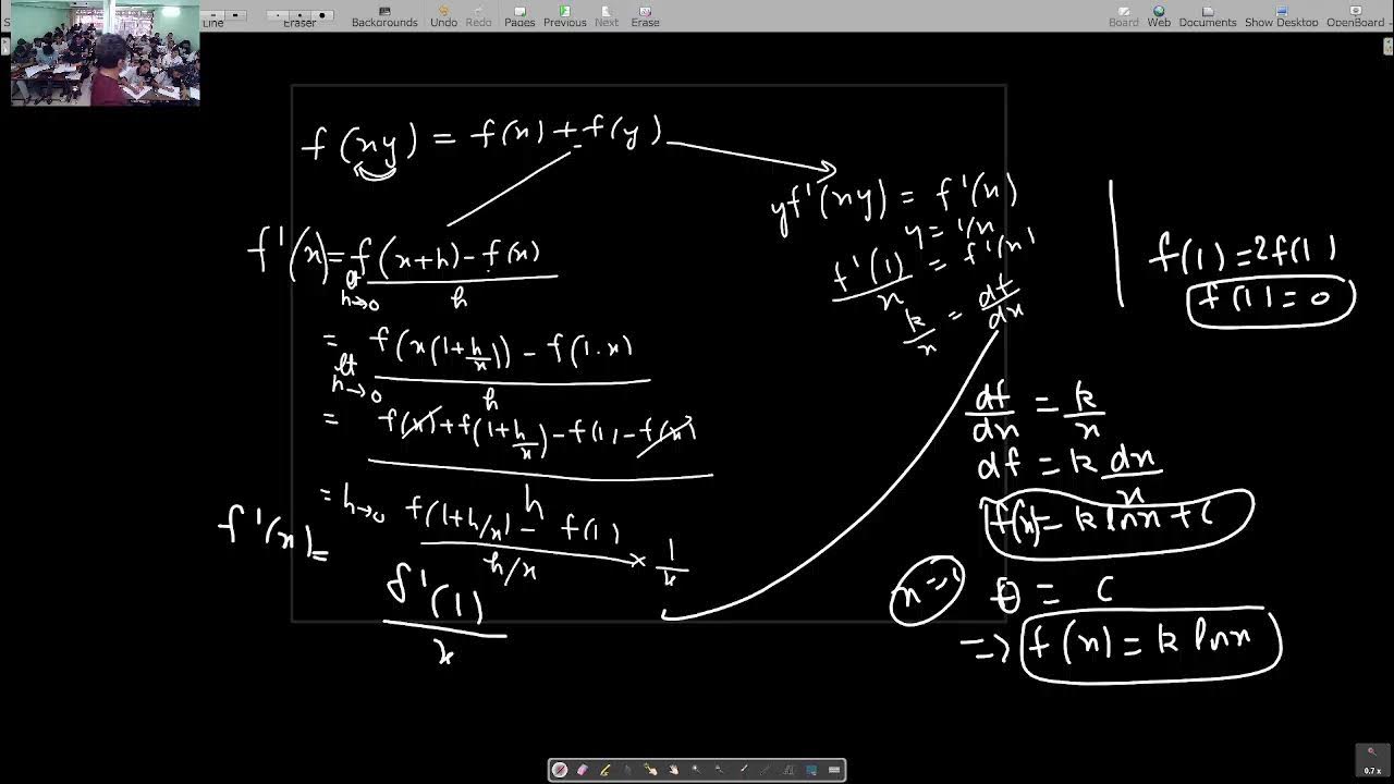 Solving + functional equation L-1 - YouTube