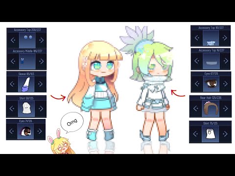 Oc with popular item’s VS Oc with unpopular item’s 😭 ( gacha club )✨