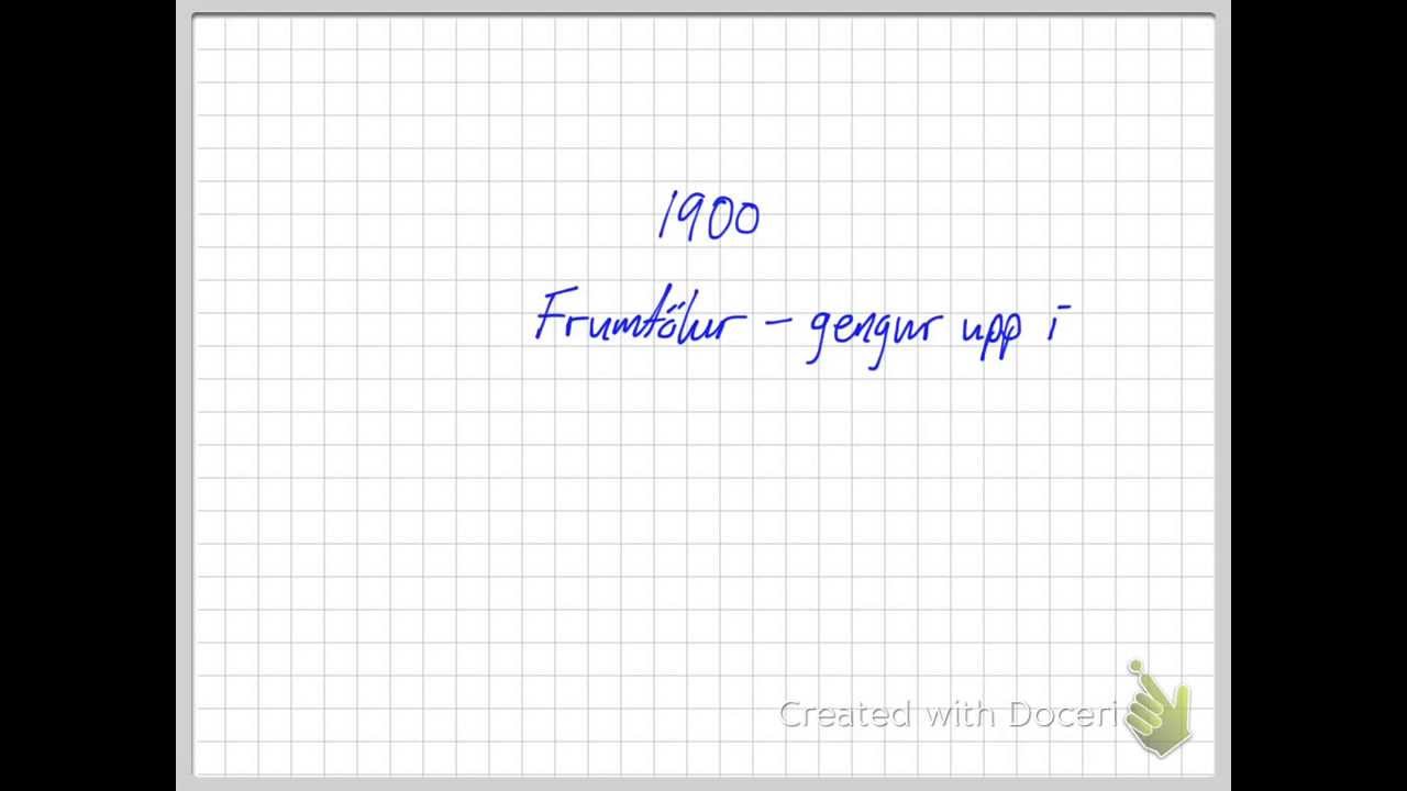 8b Tolur 1900 - YouTube