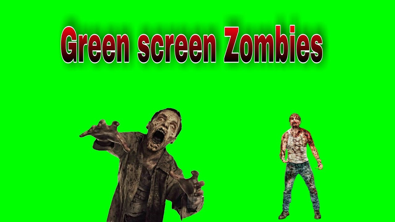 green screen zombie - YouTube