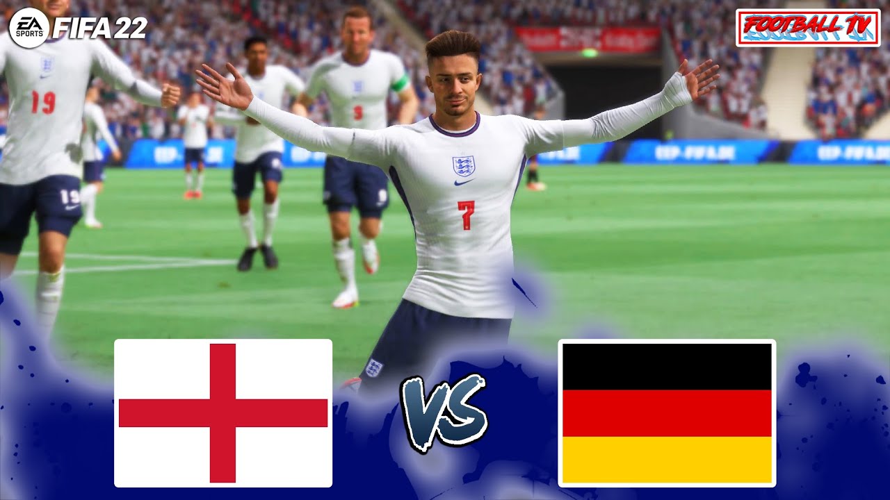 FIFA 22 Gameplay - ENGLAND vs GERMANY | Nations League - YouTube