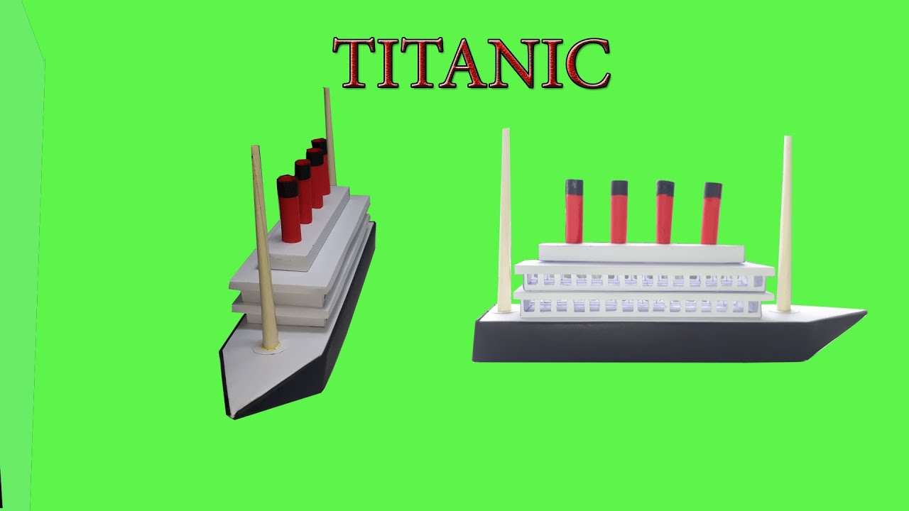 Titanic Paper - Make TITANIC 3D paper ships // Craft - DIY - YouTube