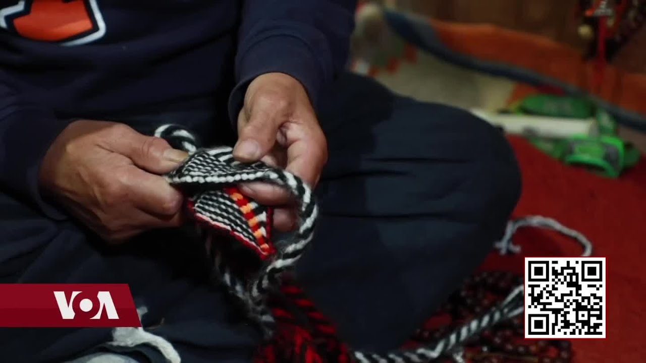 Tibetan traditional Sling-maker - YouTube