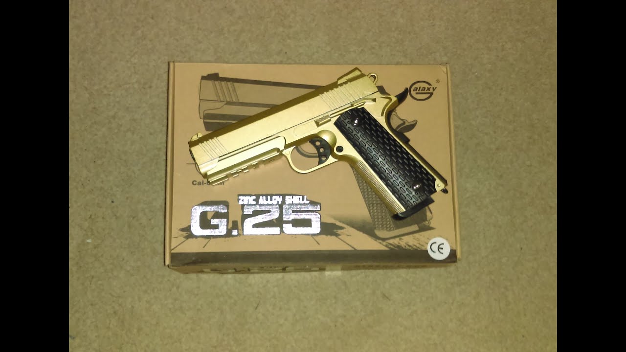 Unboxing and Airsoft review of the G25, spring-powered MEU SOC Colt ...