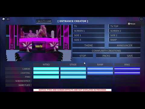 WWE Roblox Summer Rae Tron - YouTube