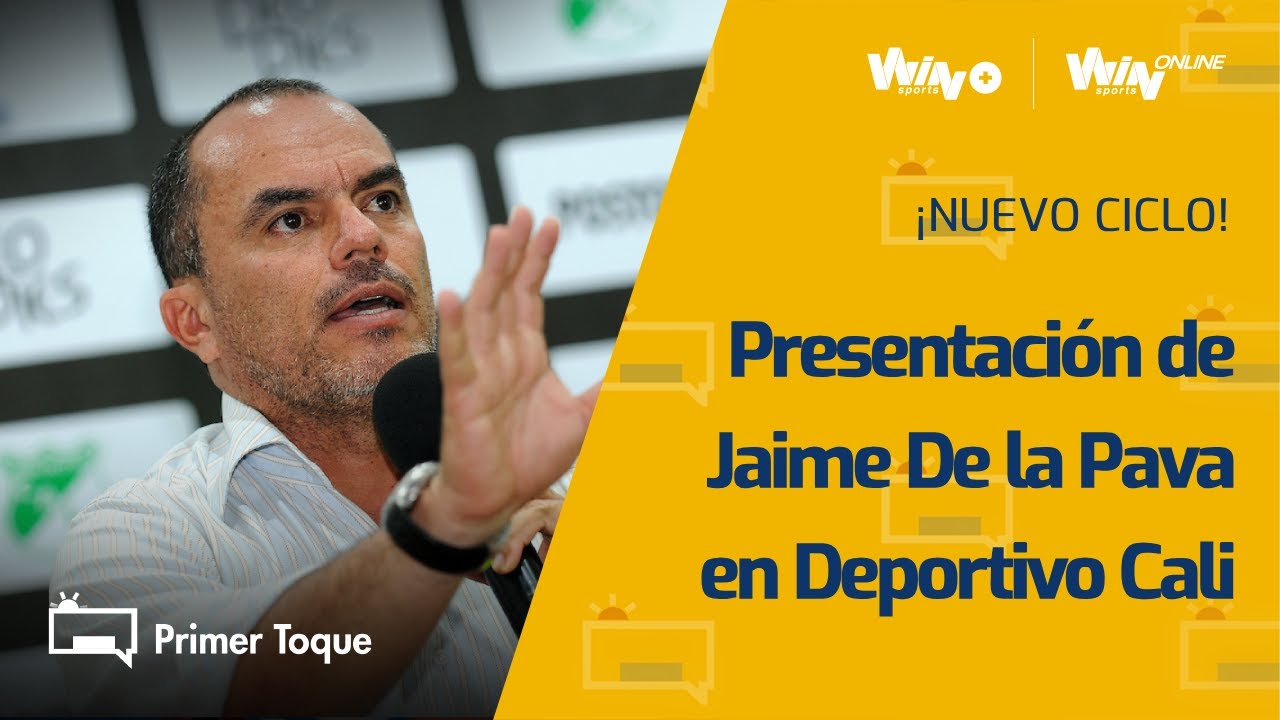 🟢⚪La presentación de Jaime De la Pava como técnico del Deportivo Cali ...