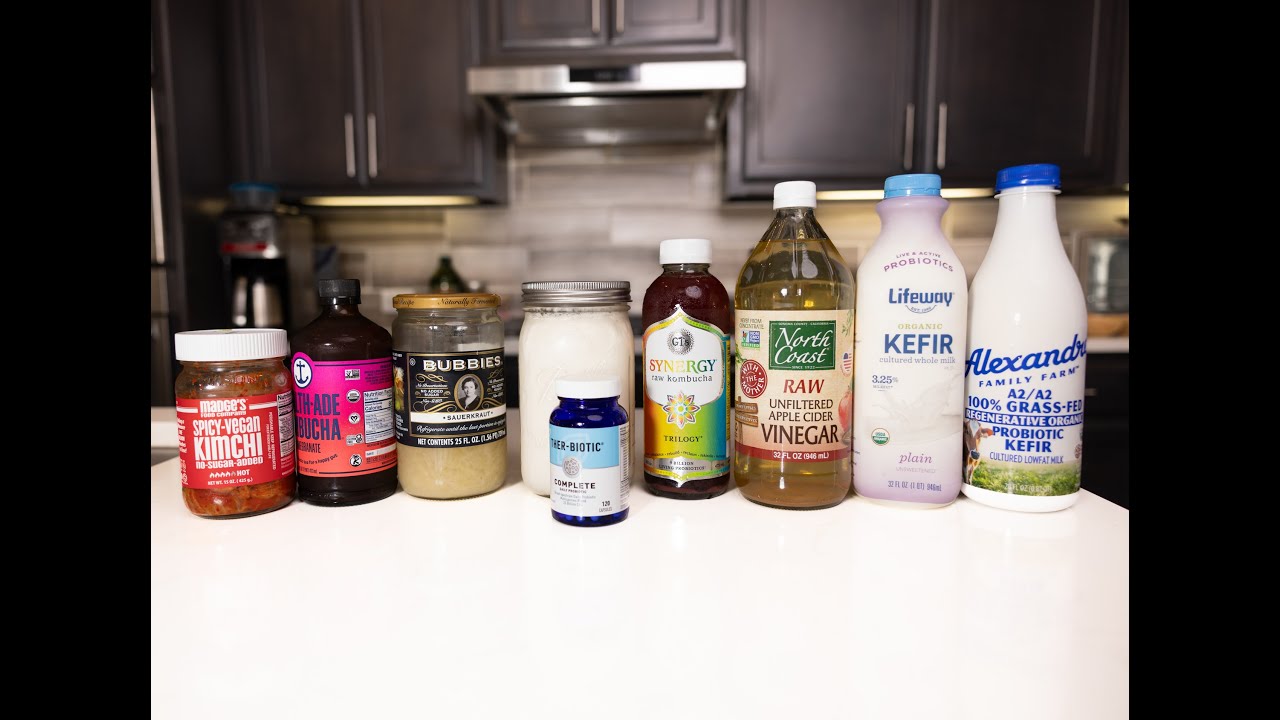 Different types of probiotic, prebiotic and symbiotic foods - YouTube