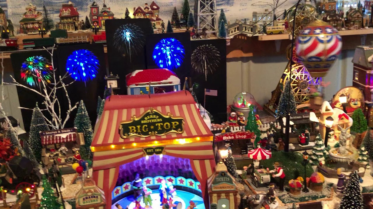 Lemax Dept 56 winter carnival - YouTube