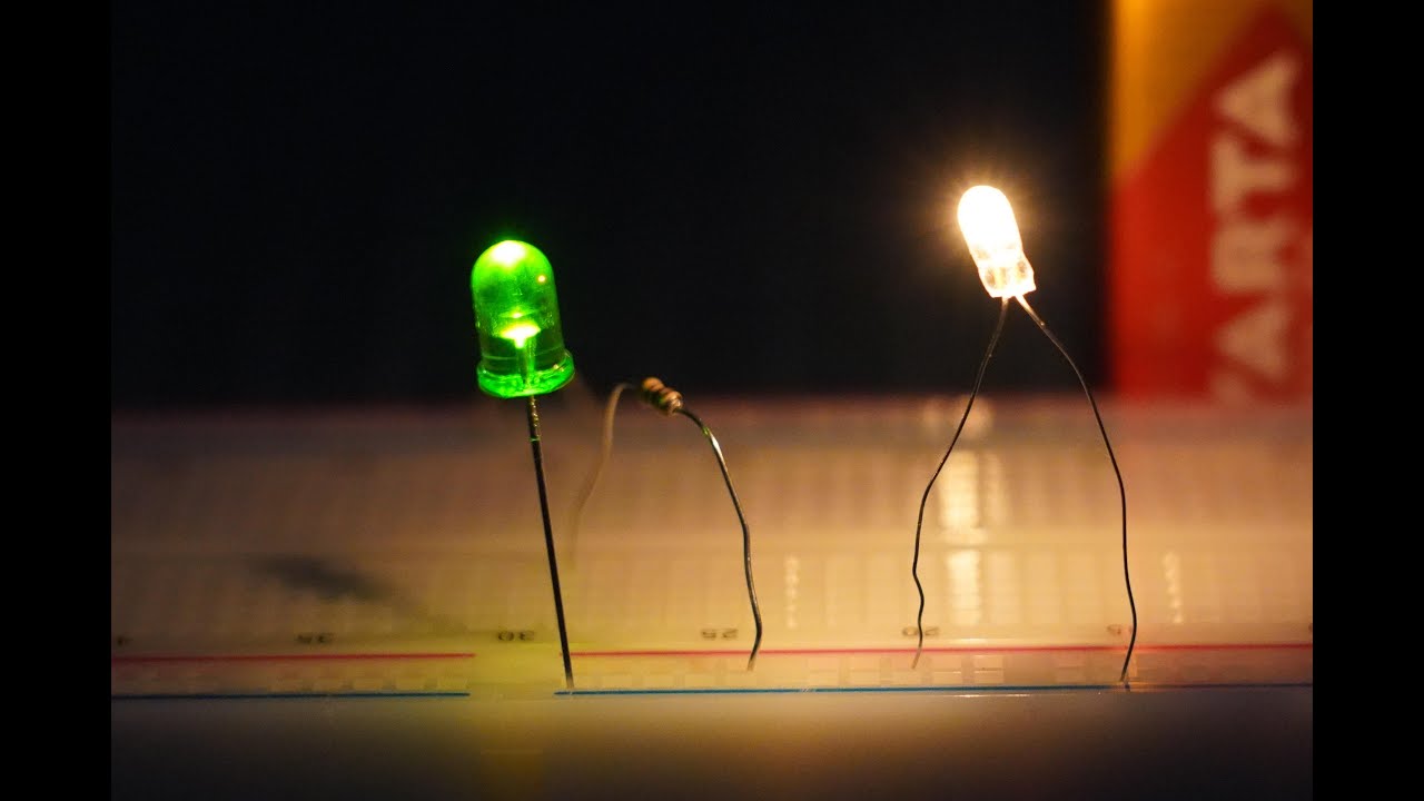 BTB - The Why and How of the LED series resistor - YouTube