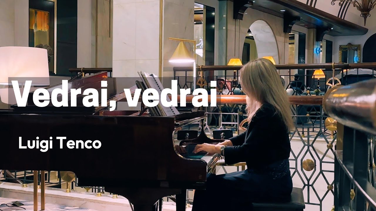 Luigi Tenco - Vedrai, vedrai / Natalia Bruma piano live session - YouTube