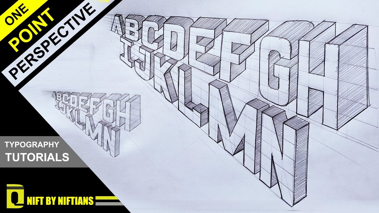 One Point Perspective Letters One Point Perspective Intro By