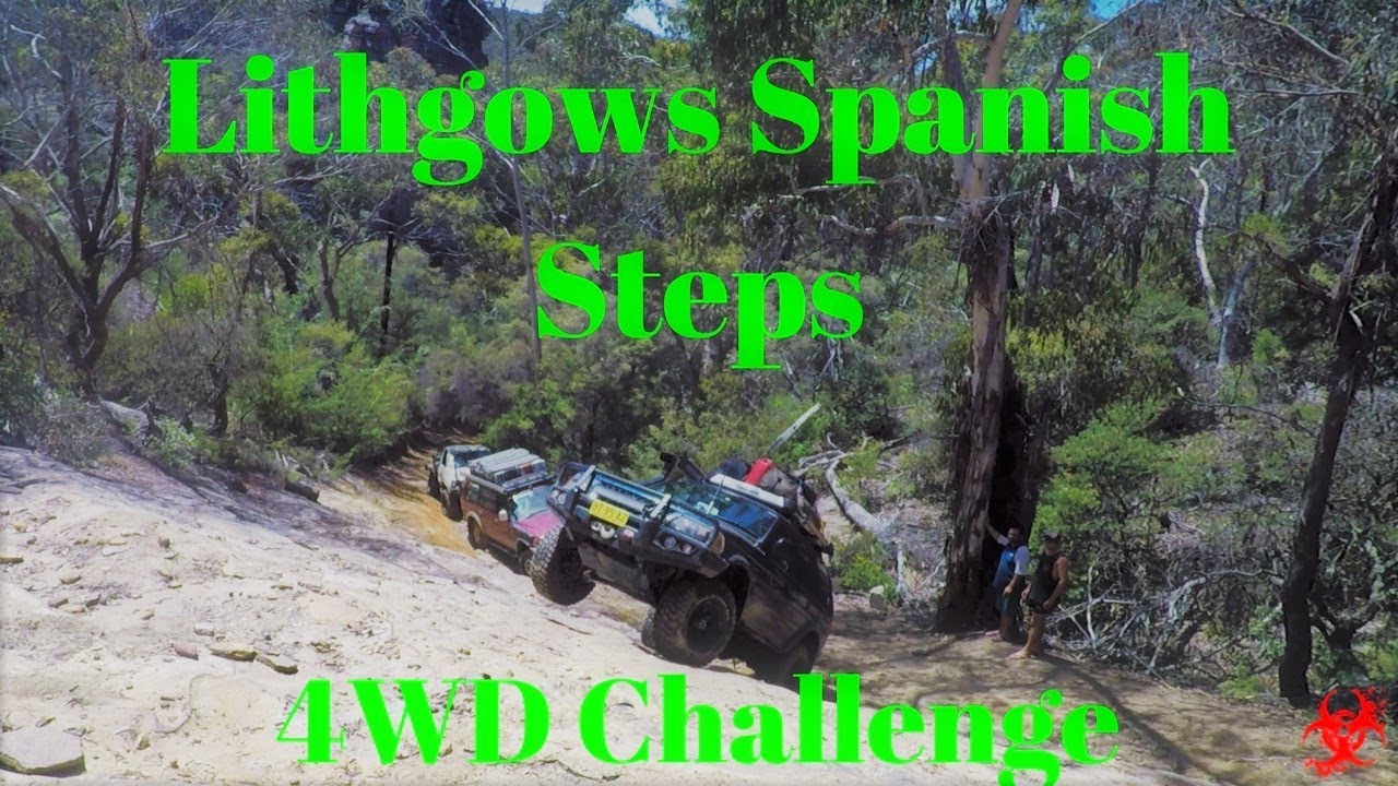 Lithgows Spanish Steps 4x4, 4WD Challenge - YouTube