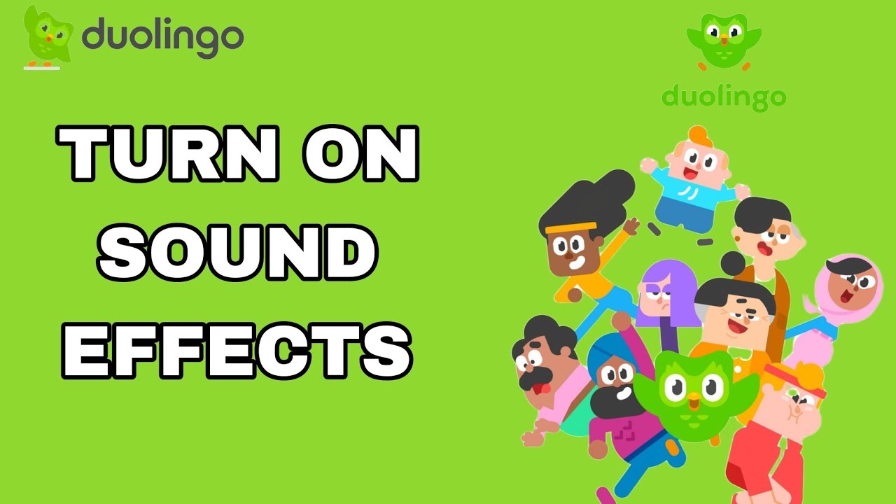 How To Turn On Sound Effects On Duolingo App - YouTube