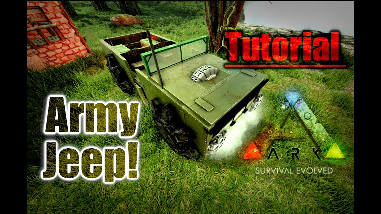 Ark:SE - Army Jeep Build Tutorial - No Mods - YouTube