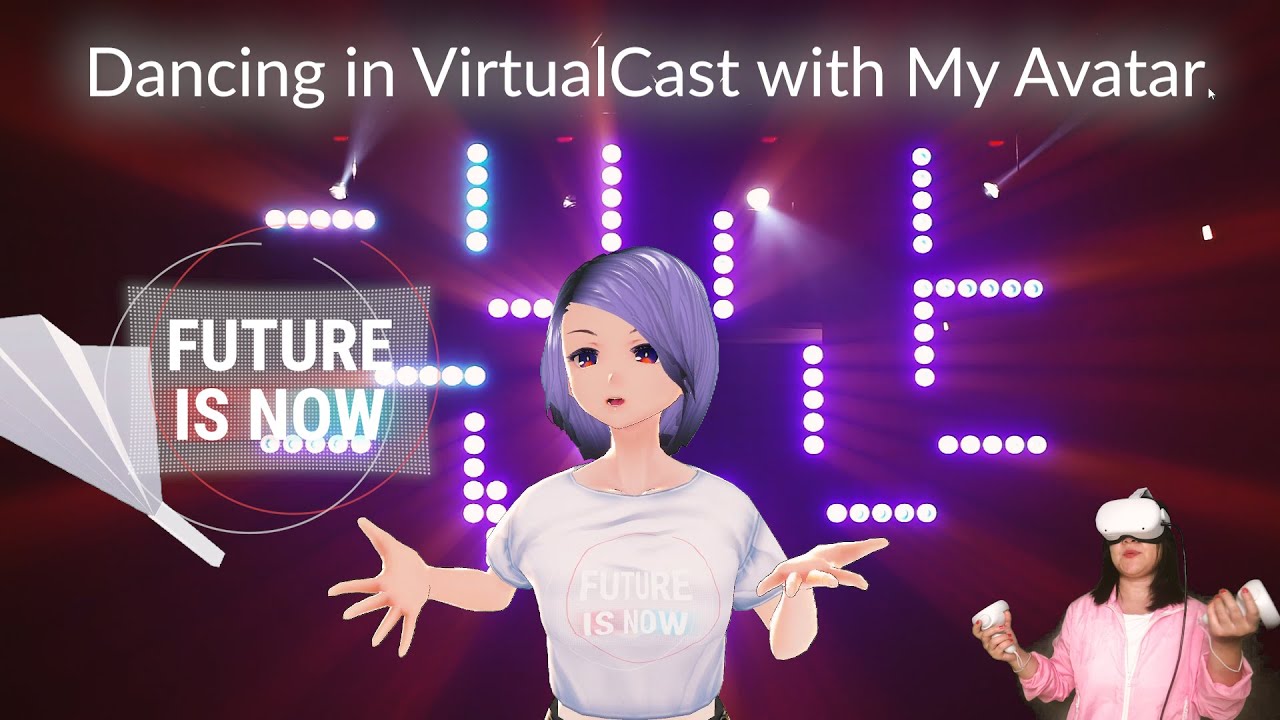 Dancing in VirtualCast with My Avatar - Oculus Quest 2 & Link - YouTube