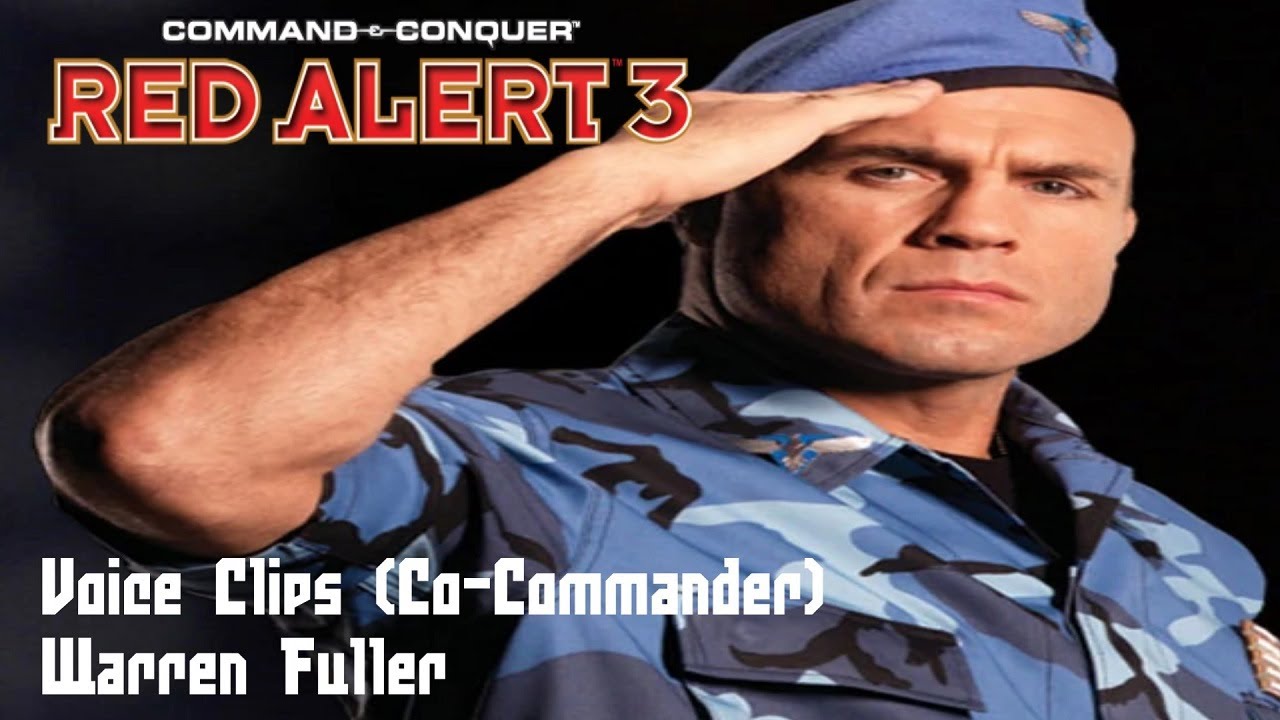 C&C Red Alert 3 - Warren Voice Clips (Co-Commander) - YouTube