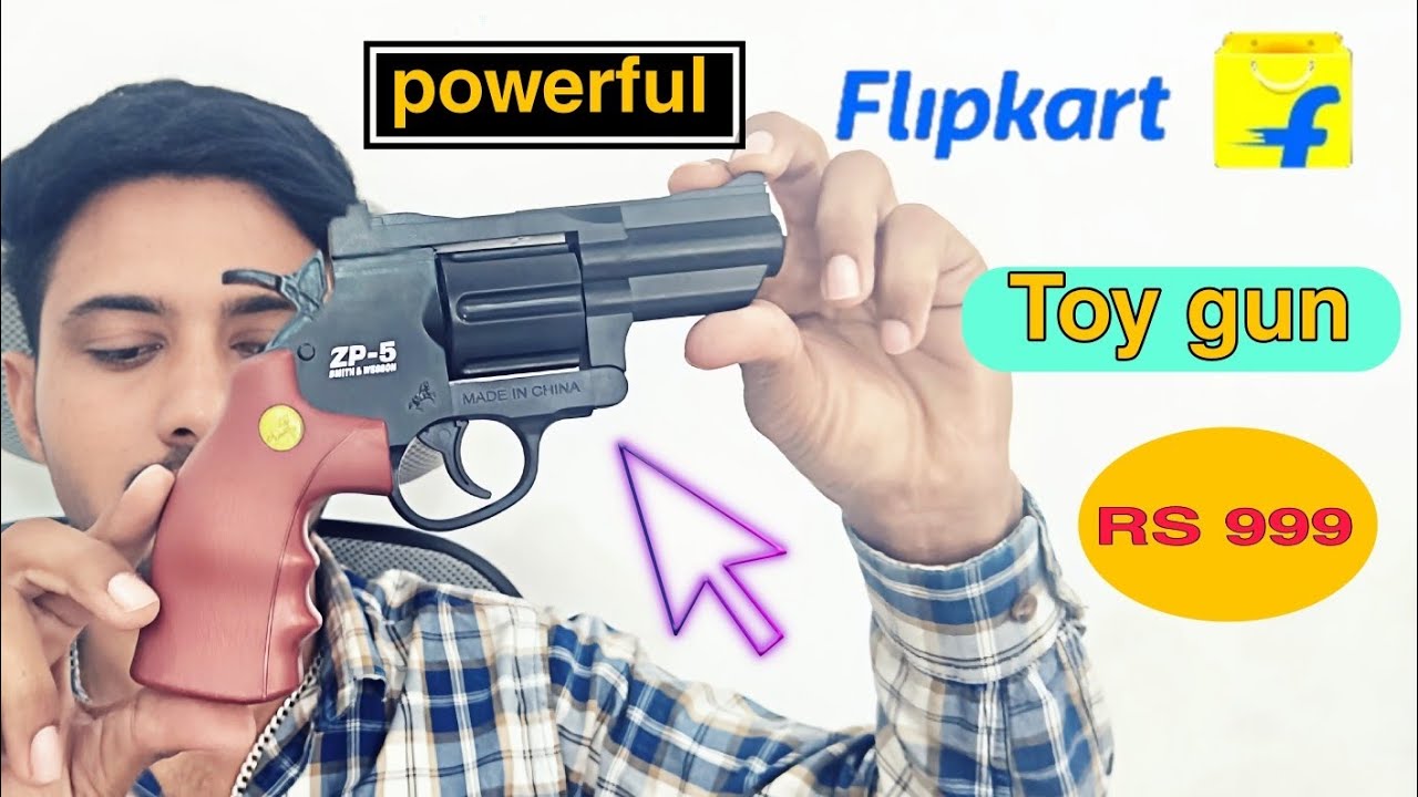 powerful toy gun unboxing review - YouTube