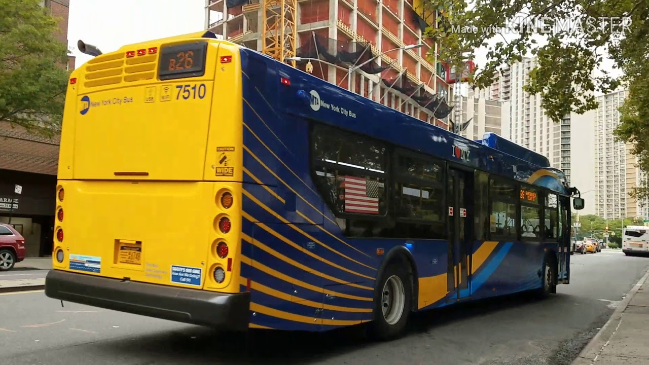 MTA NYCT Bus : 2018 New Flyer XD40 #7510 on the B26 @Tillary Street ...