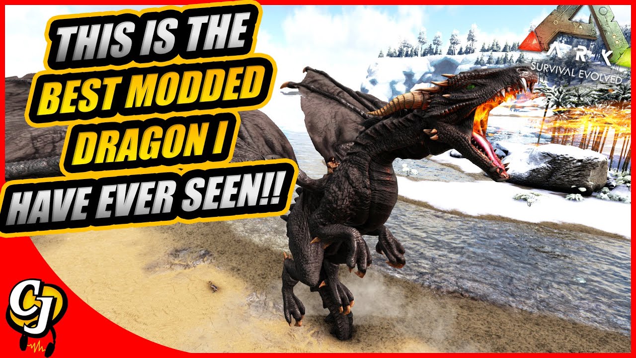 The New TAMABLE DRAGON IN ARK Is AMAZING!! || Ark Modded! - YouTube