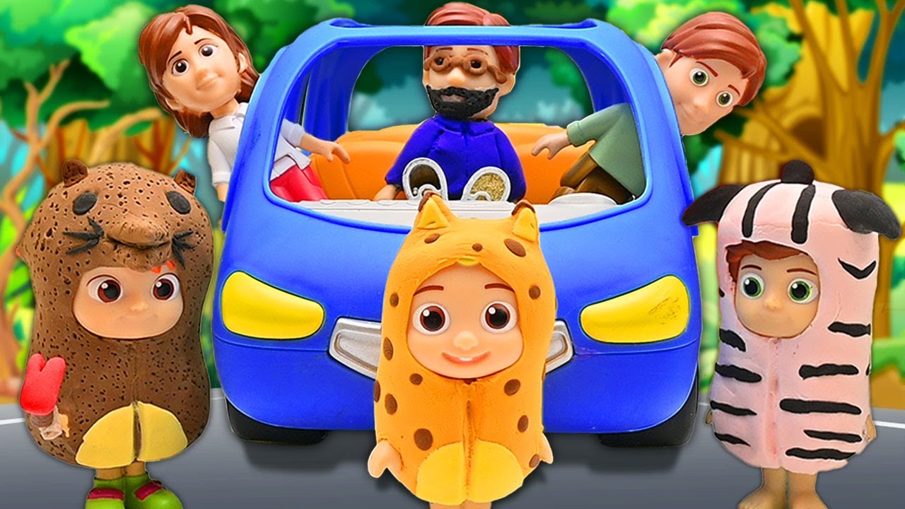Cocomelon Family: JJ, Tom Tom, Yoyo was given animal clothes | Pretend ...