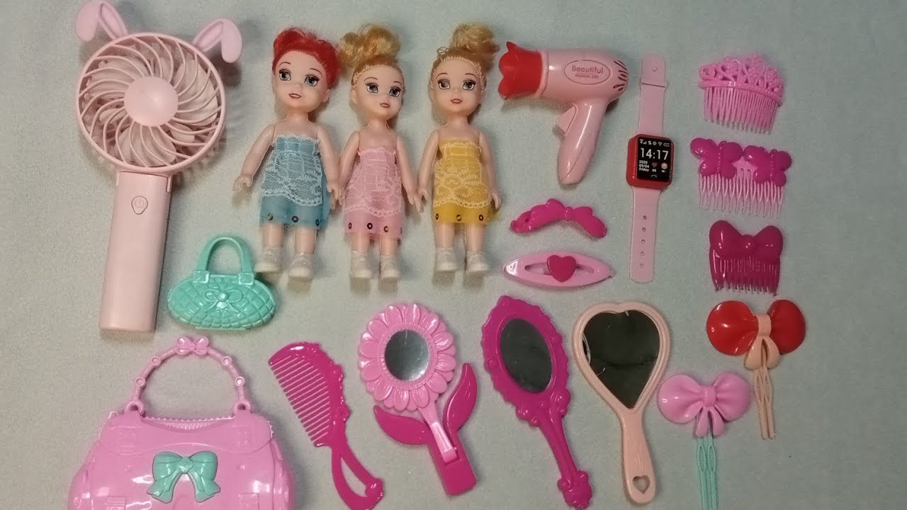 Diy miniature ideas for beautiful mini barbie dolls || Satisfying with ...