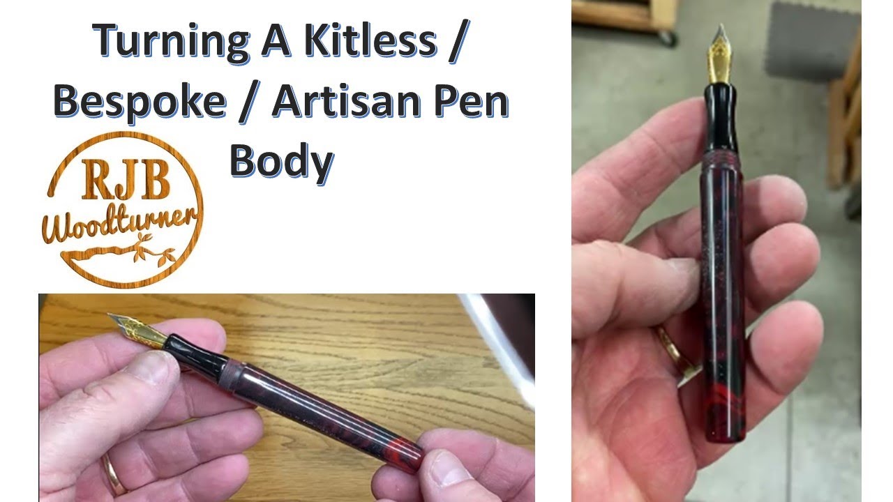 Turning A Kitless / Bespoke / Artisan Pen Body - YouTube