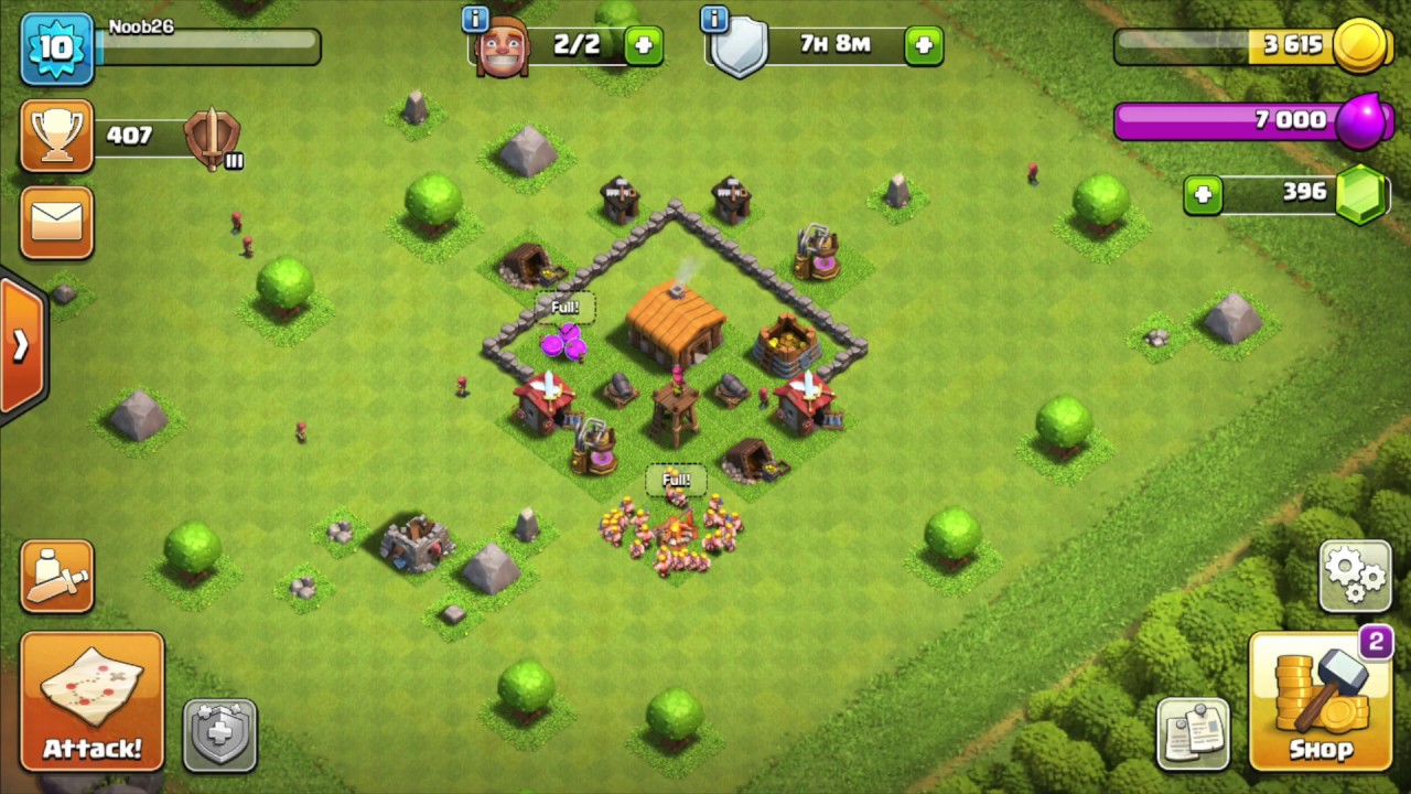NEW BEST Town Hall 2 Base Design With PROOF-Clash of Clans - YouTube