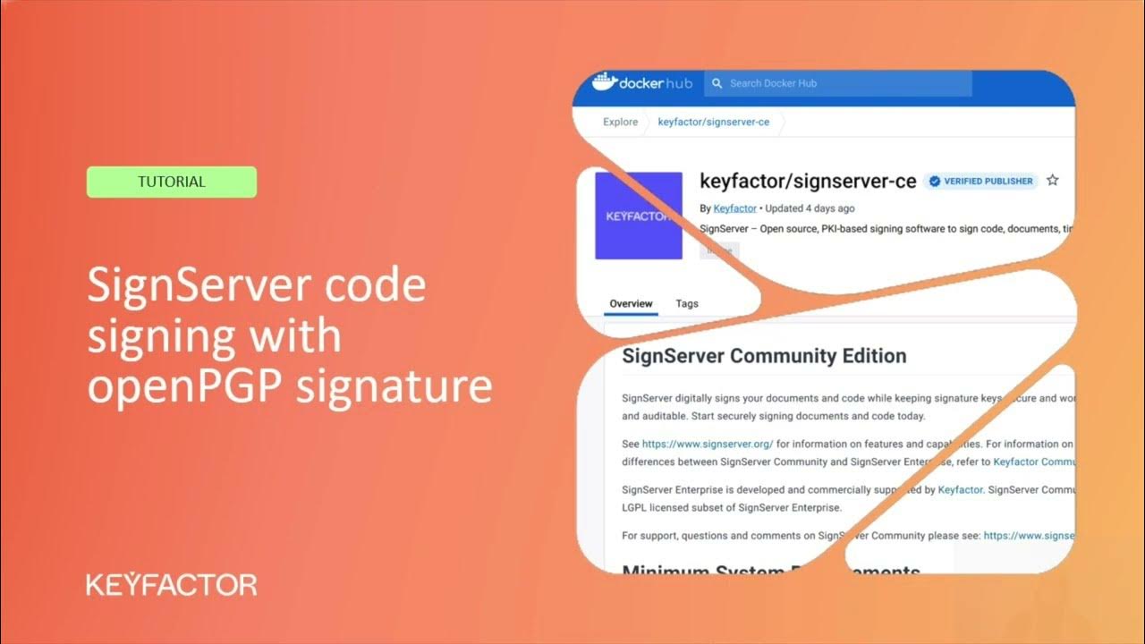 Code Signing – Set up SignServer and OpenPGP to Sign Code and Packages - YouTube
