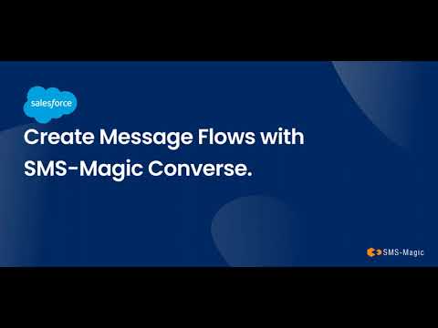 Create Message Flows SMS Magic Converse Salesforce - YouTube