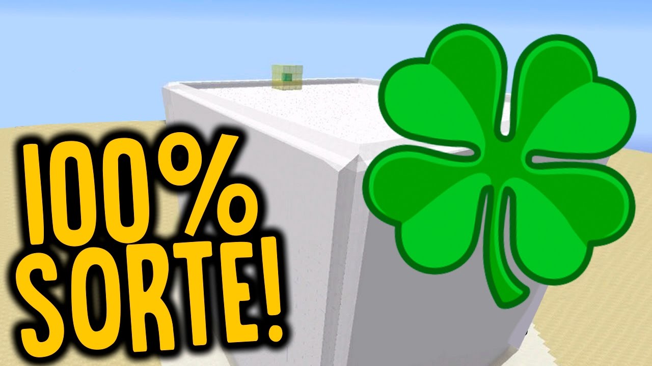 CubÃo Lucky Block CubÃo 100 Sorte Minecraft Troll Youtube