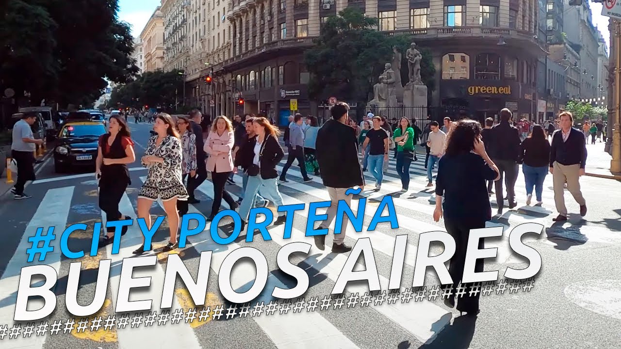 Recorriendo LA CITY PORTEÑA I CIUDAD DE BUENOS AIRES I ARGENTINA I 4K ...