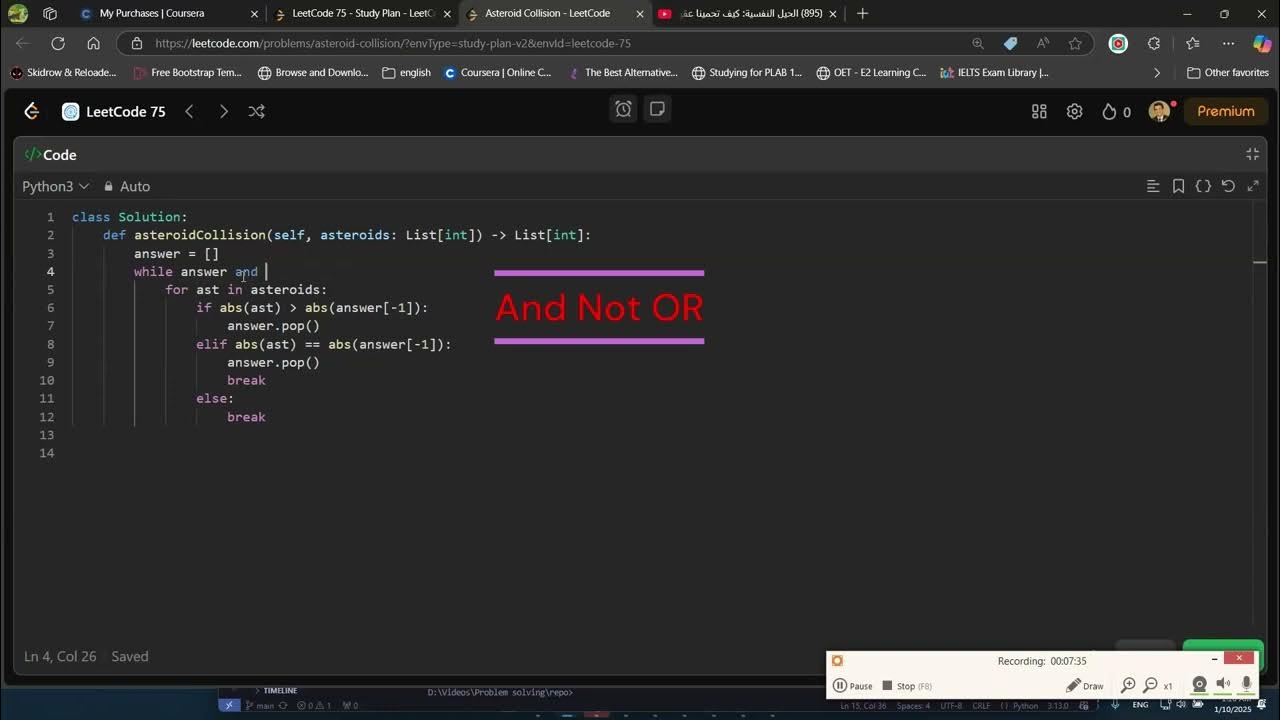 735 Asteroid Collision شرح بالعربي - YouTube