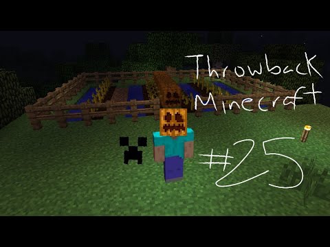 Spooky Pumpkin Patch - Throwback Minecraft #25 - YouTube