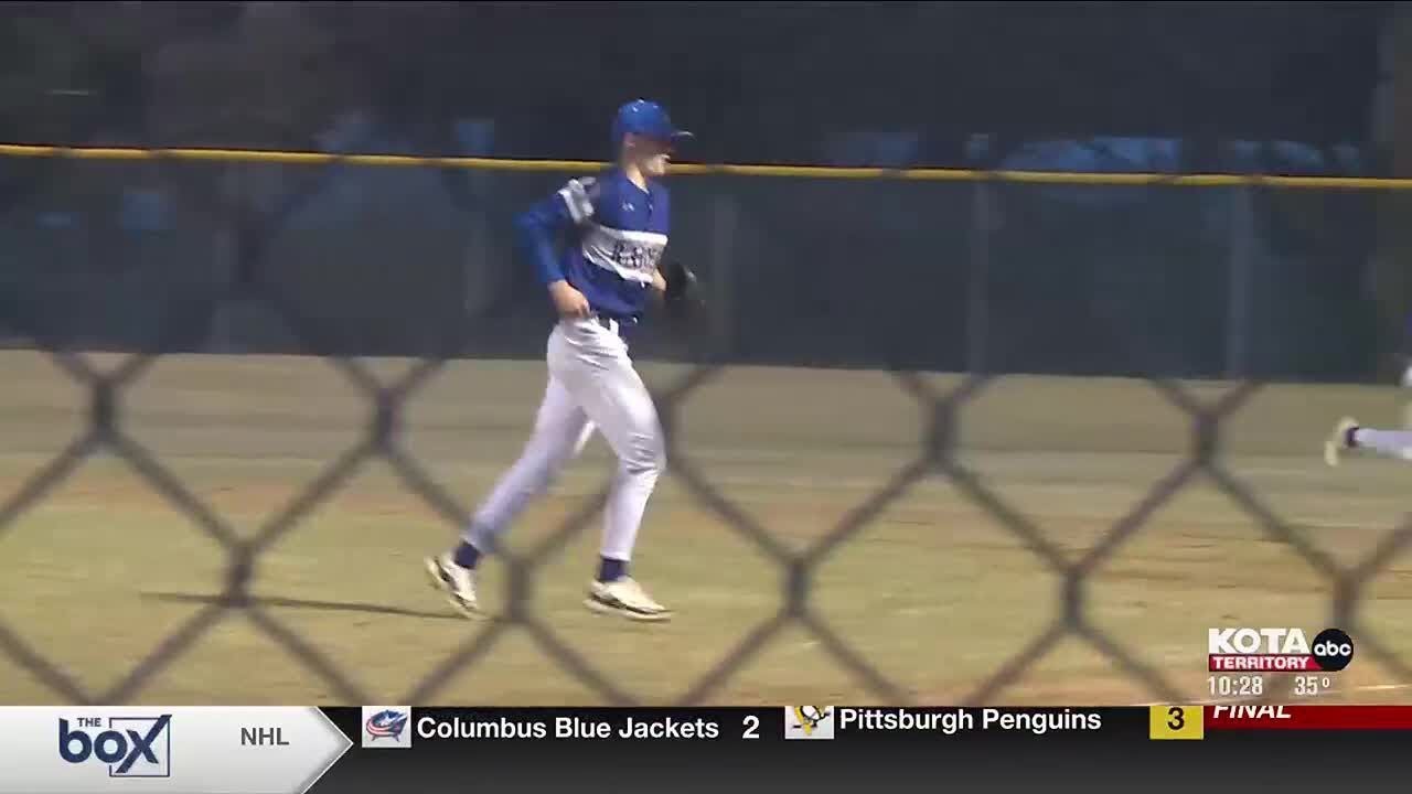 Stevens baseball opens season with impressive victory - YouTube