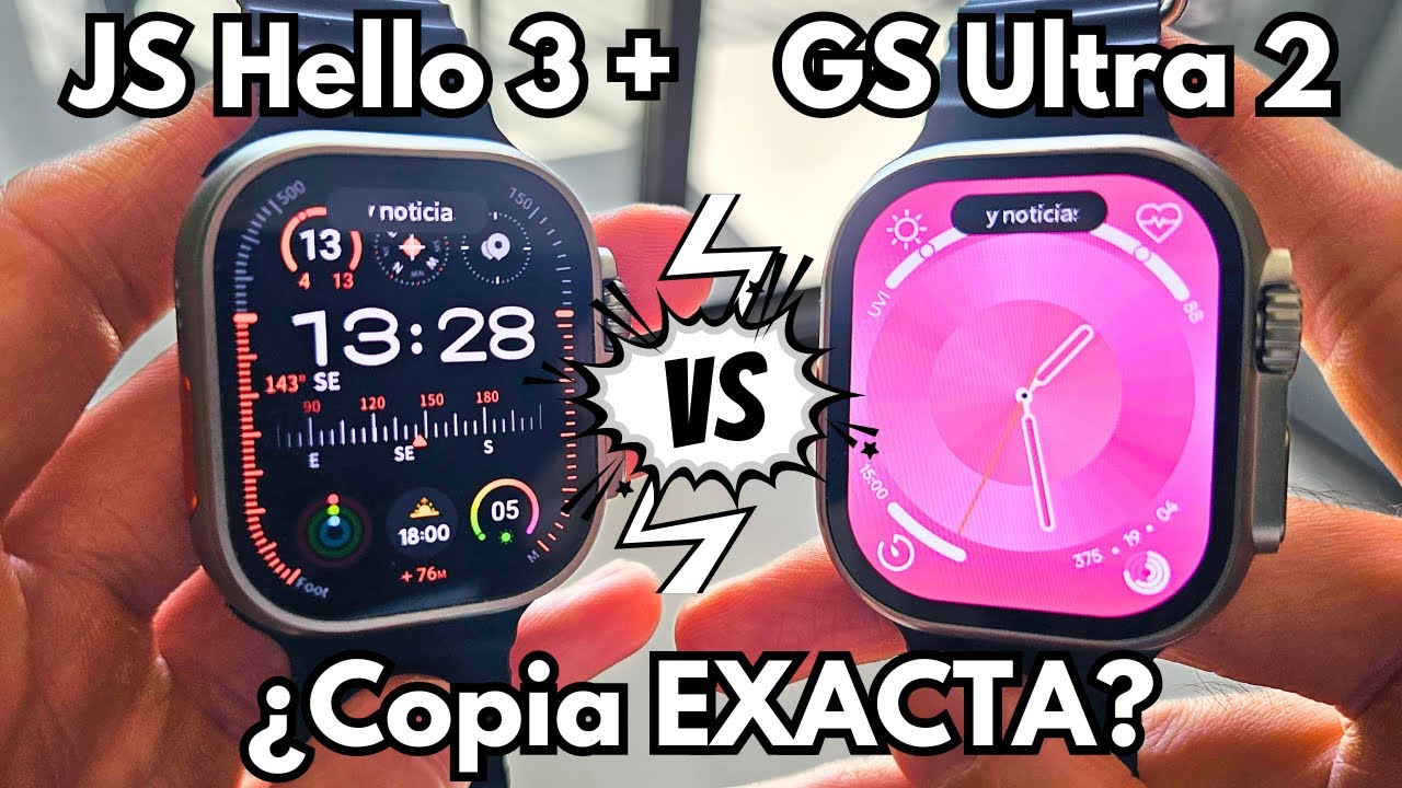 ¡Cara a Cara! 💥 JS Hello Watch 3 Plus vs GS Ultra 2 ¿IGUALES o ...