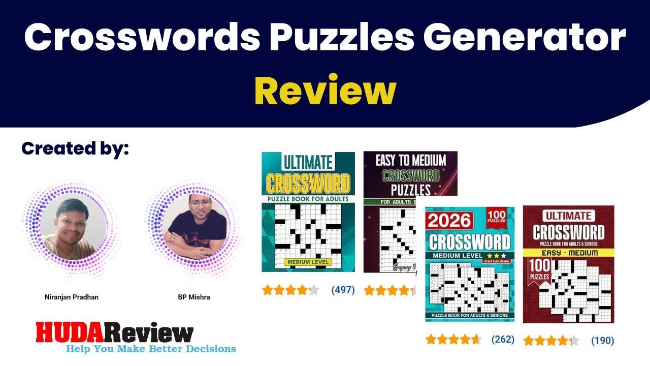 Crosswords Puzzles Generator Review & Software Demo Video - YouTube
