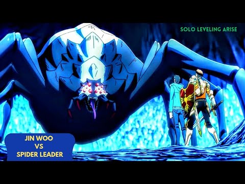 C-Rank Chaos ⚔️: Sung Jinwoo vs Dungeon Spider Leader 🕷️ - Solo ...
