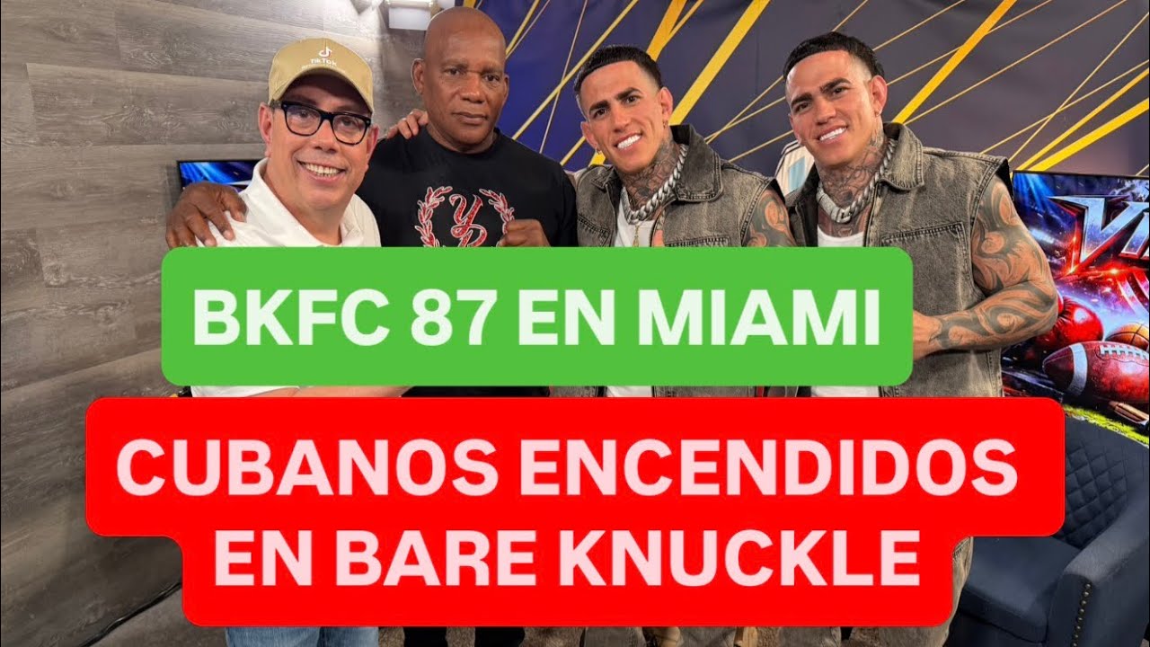¡YA SE ARMÓ EN MIAMI CON BARE KNUCKLE, BKFC 87! ¿GANARÁN LOS GUERREROS ...