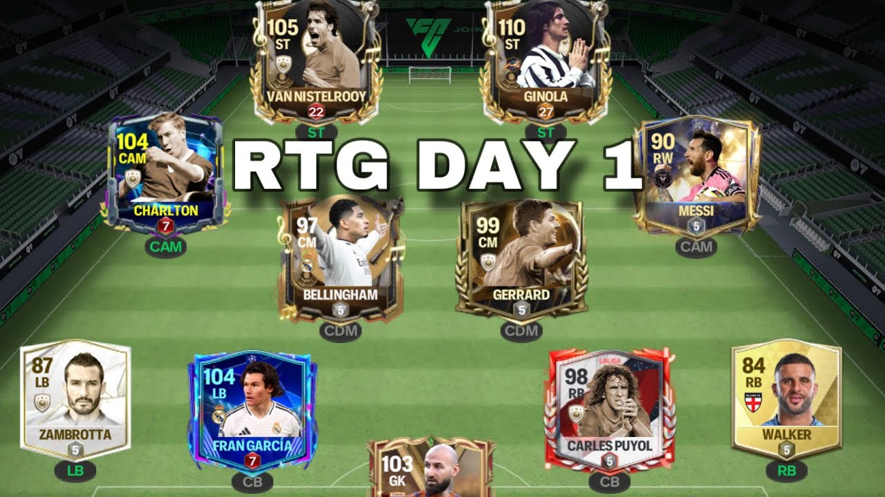 RTG to Top 50 : Building a New FC Mobile Account - YouTube