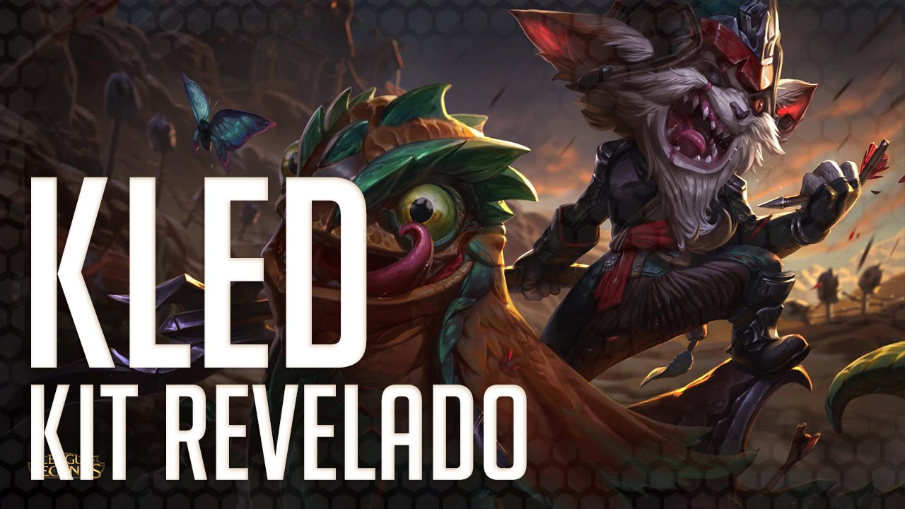 VENHA CONHECER O KIT DO KLED! NOVO CAMPEÃO DE LEAGUE OF LEGENDS ...