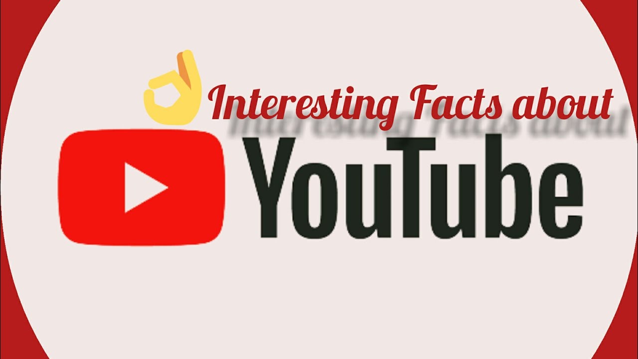 Top 7 Random Amazing Facts about YouTube!! Social media facts -1 ...