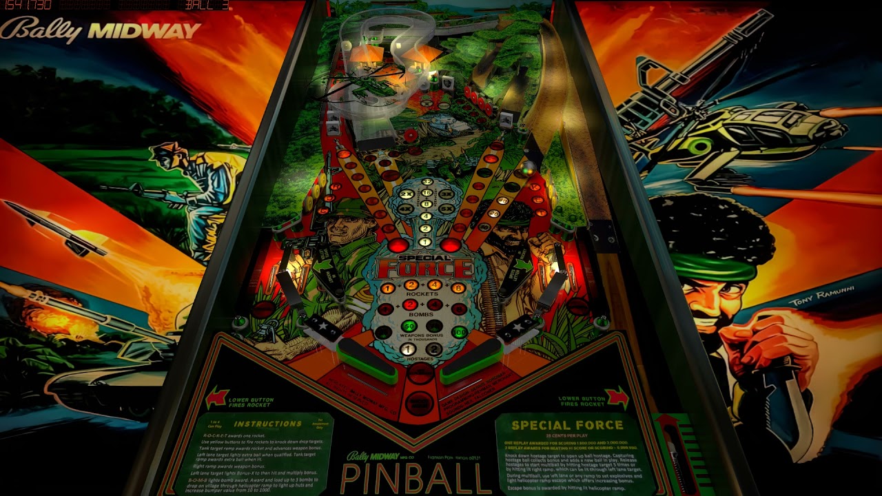 Special Force Pinball VPX - YouTube