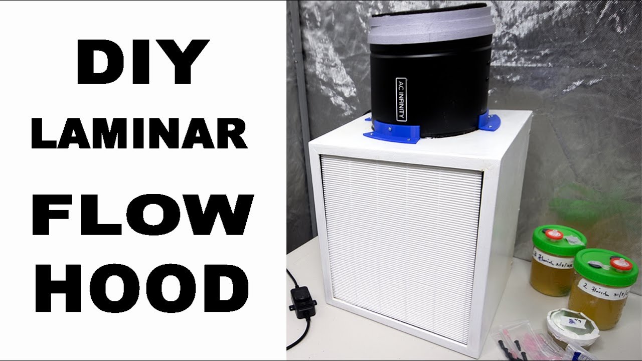 How to build a laminar flow hood using 1/4 inch mdf. - YouTube