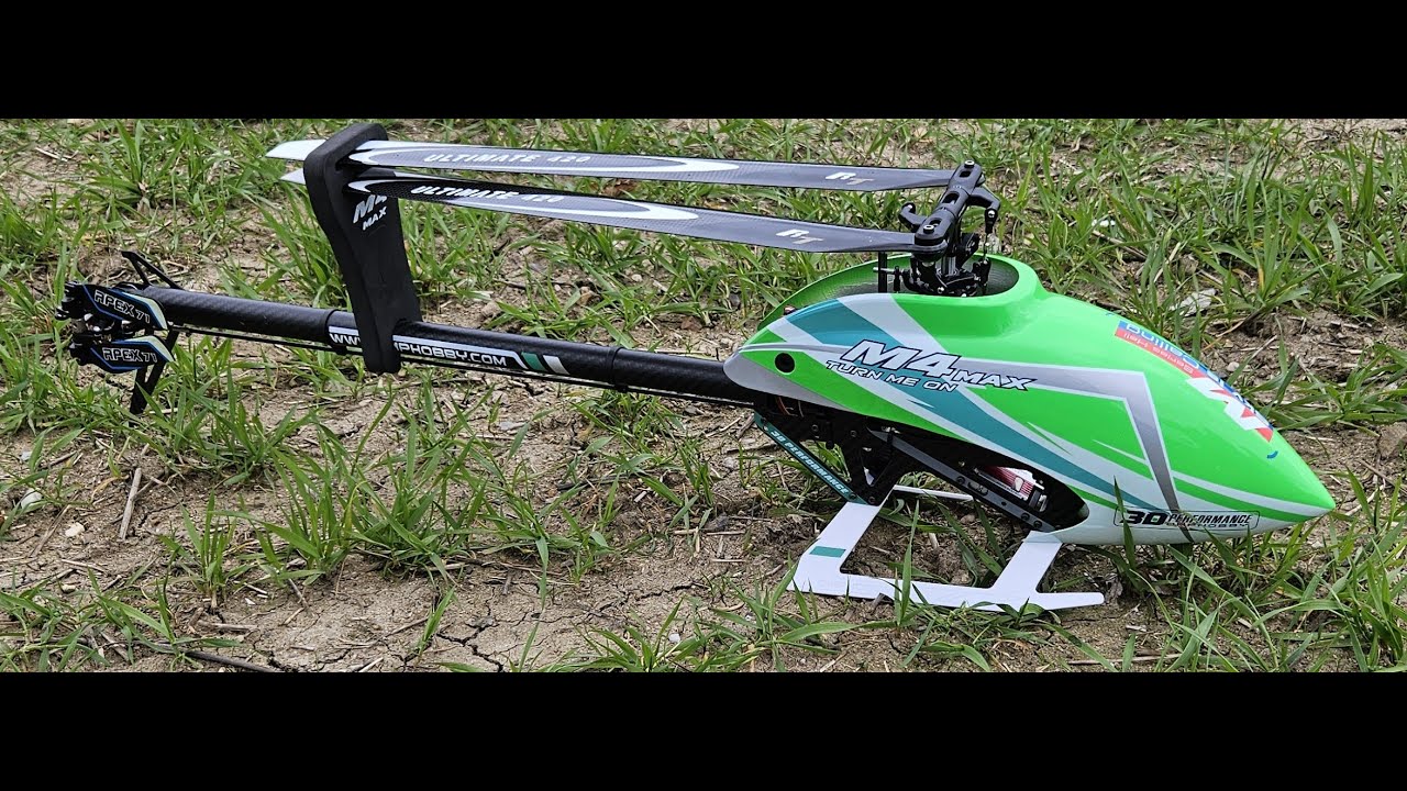 OMP M4MAX First test flight - YouTube